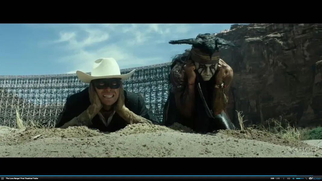 New 'The Lone Ranger' Trailer Has Our Heroes Workin' on the Railroad